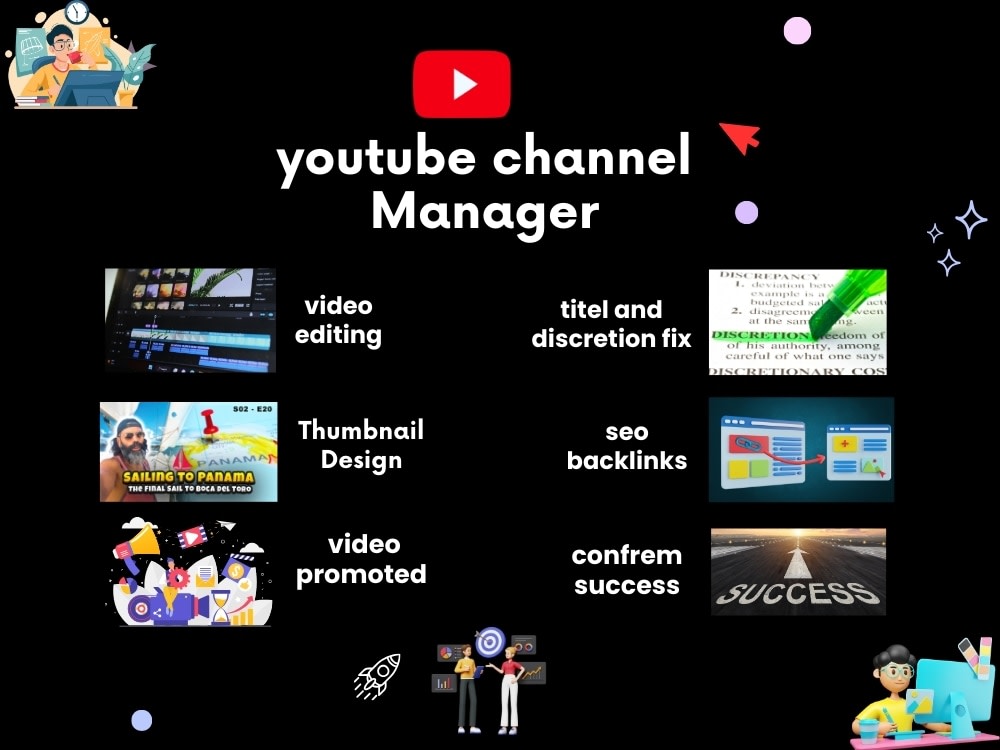 Youtube channel Manager I work with a team | Upwork