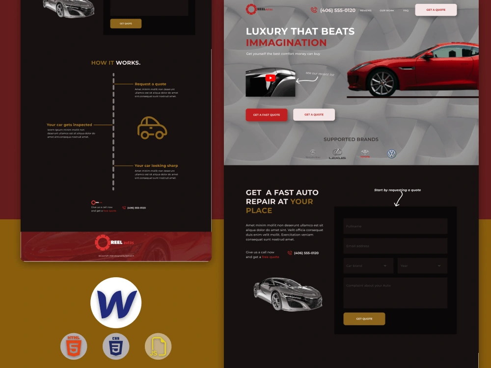 Responsive, Interactive and Modern website using Webflow Builder | Upwork
