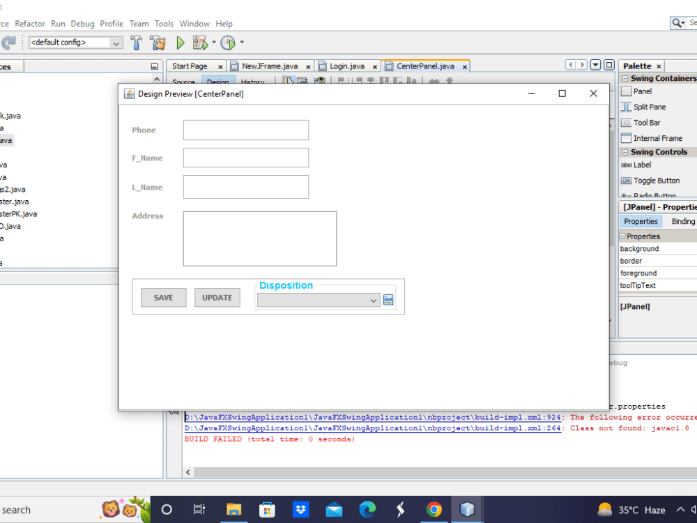 A NetBeans GUI application connected with MYSQL database for your ...