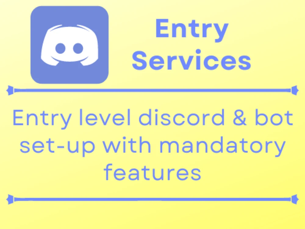 An amazing & professional discord server for your project or community ...