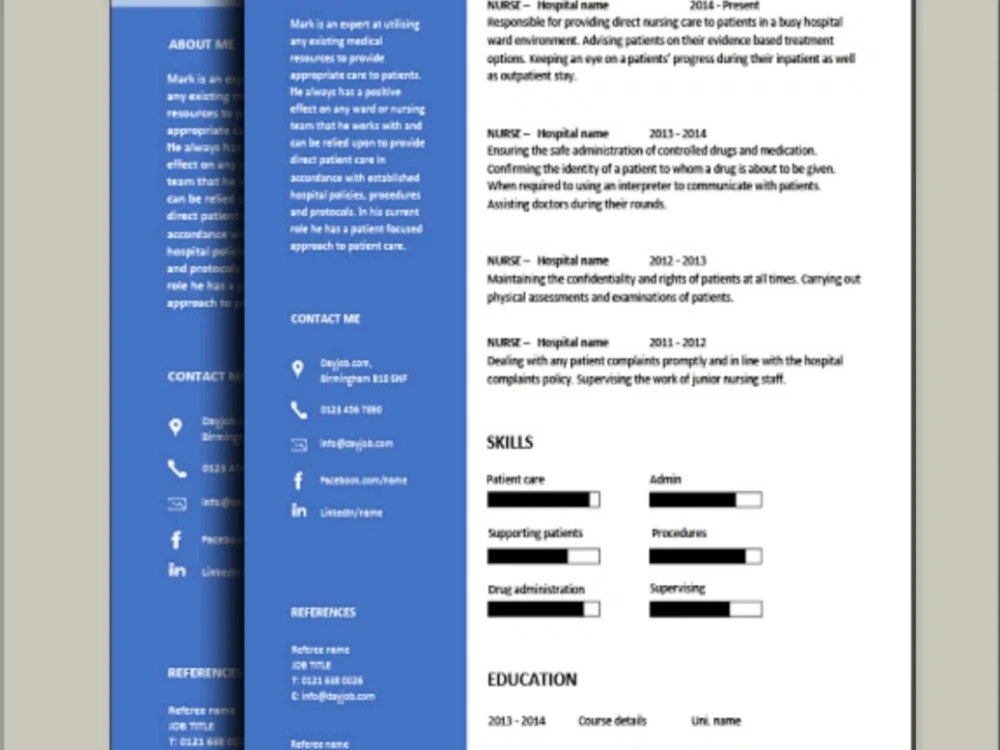 A professional resume design | Upwork