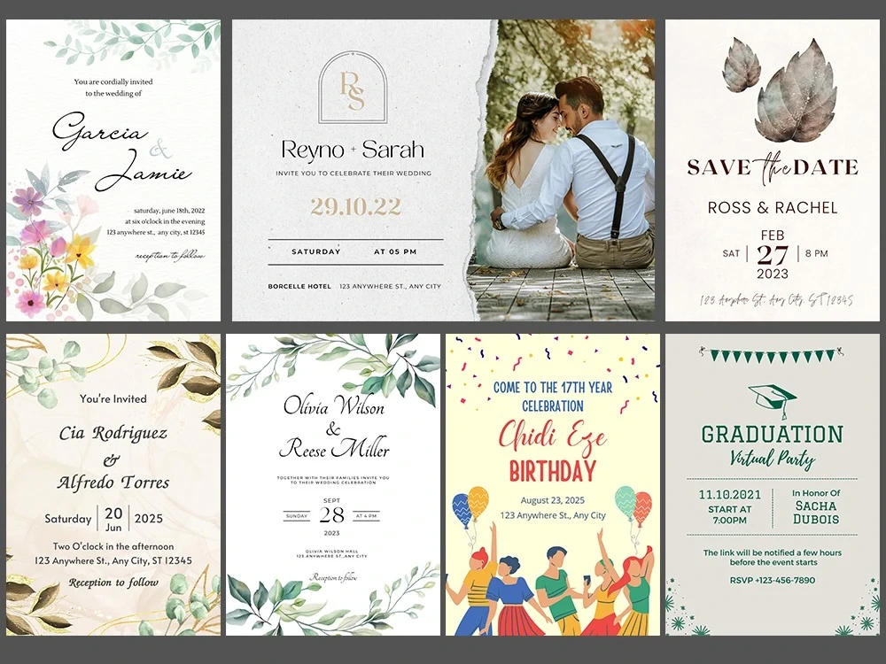 Most amazing postcard and invitation design for any party or event | Upwork