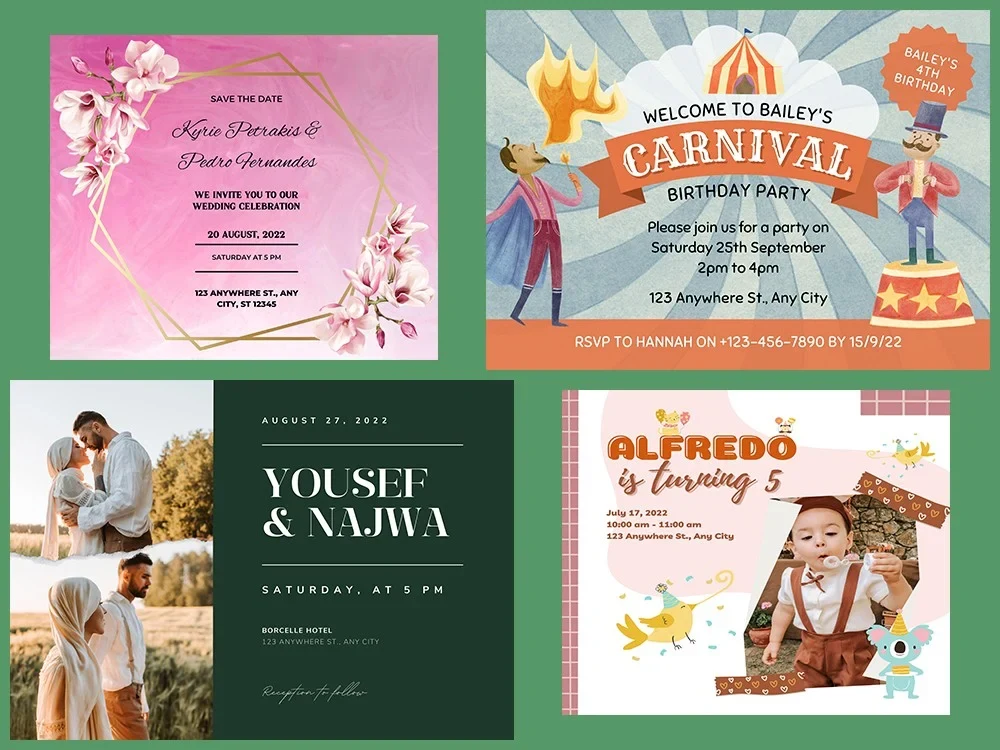 Most amazing postcard and invitation design for any party or event | Upwork