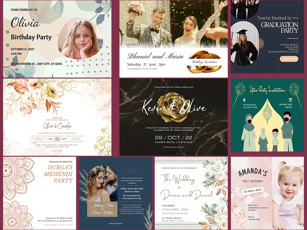 Most amazing postcard and invitation design for any party or event | Upwork