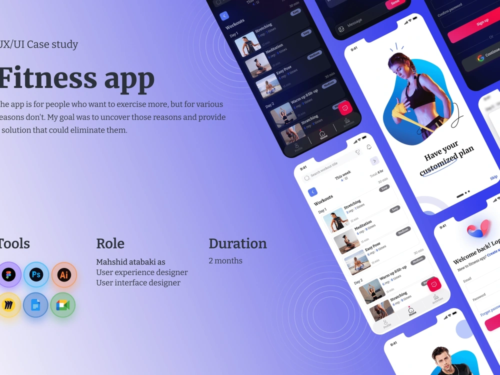 An aesthetically beautiful and user-friendly mobile UI design in Figma ...