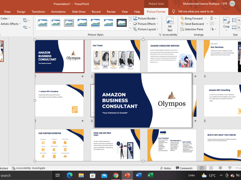 Eye-catching slides for your presentation, pitch deck | Upwork