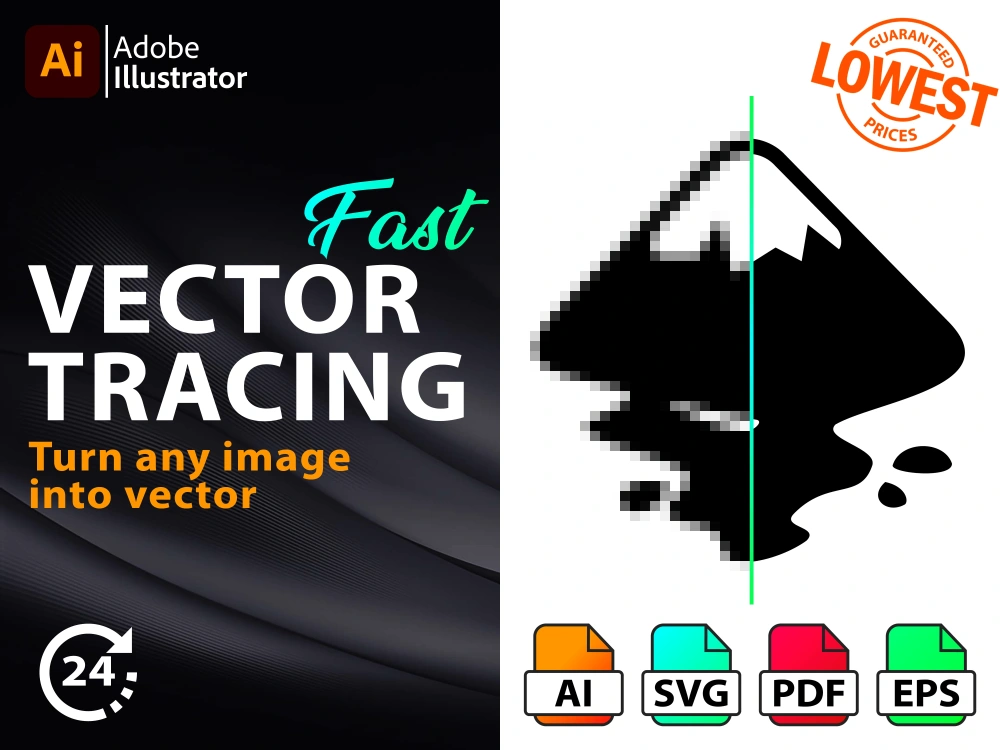 Fast VECTOR TRACING Service for your logo, photo or drawing. | Upwork