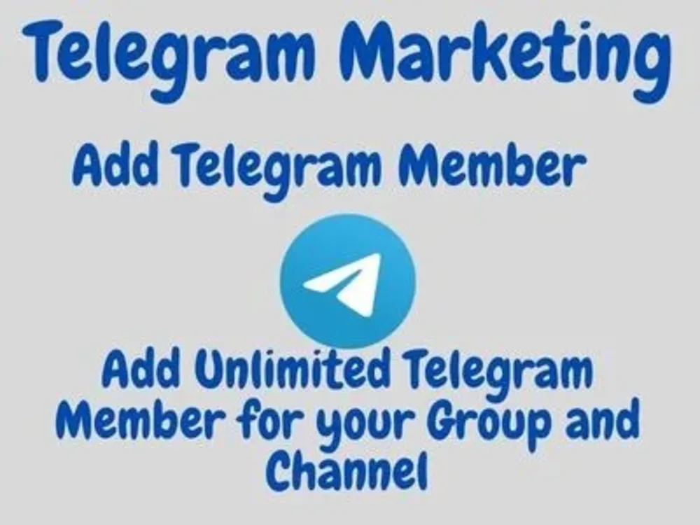 Telegram member, telegram group, member adder, telegram channel | Upwork