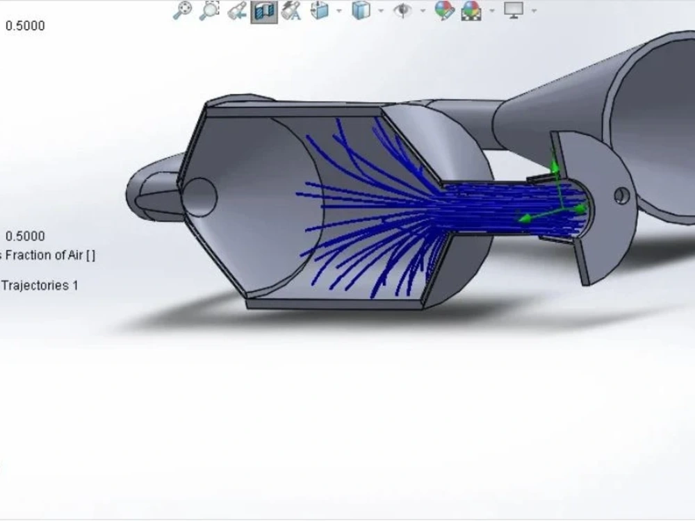 Flow simulation of your 3d model in solid works using different ...