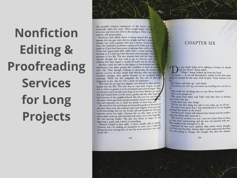 In-depth Editing of a Nonfiction Project (20,000-70,000 Words) | Upwork