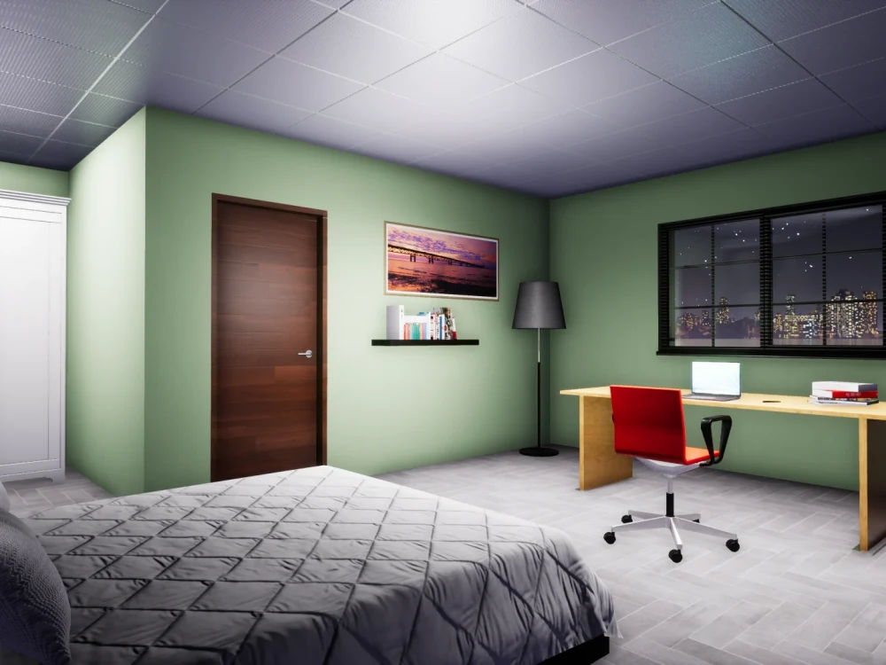 A full building floor plan design with a 3D Model, Elevations and ...