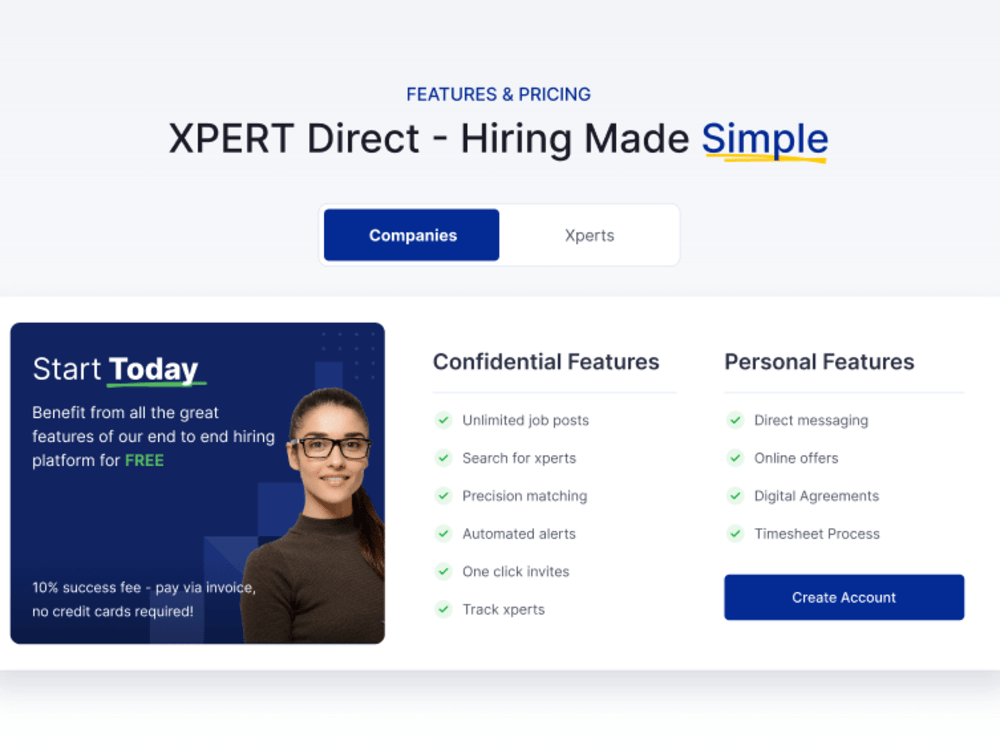Website UI Design for Job Seekers & Employer Portal | Upwork