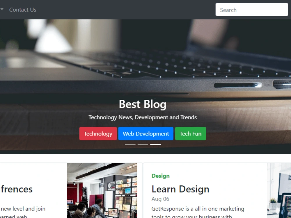 Static responsive website design according to your needs | Upwork