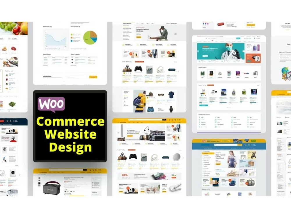 A modern ecommerce website by woocommerce, also get customized woodmart ...