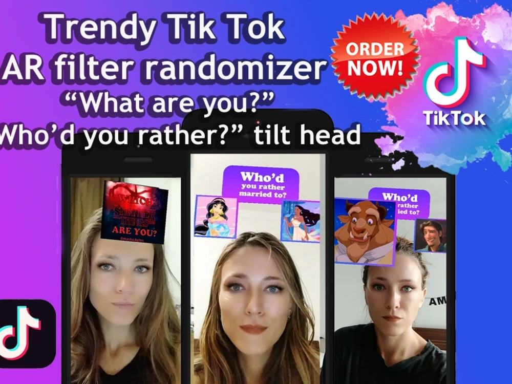 Popular Tik tok filter made in Effect House | Upwork