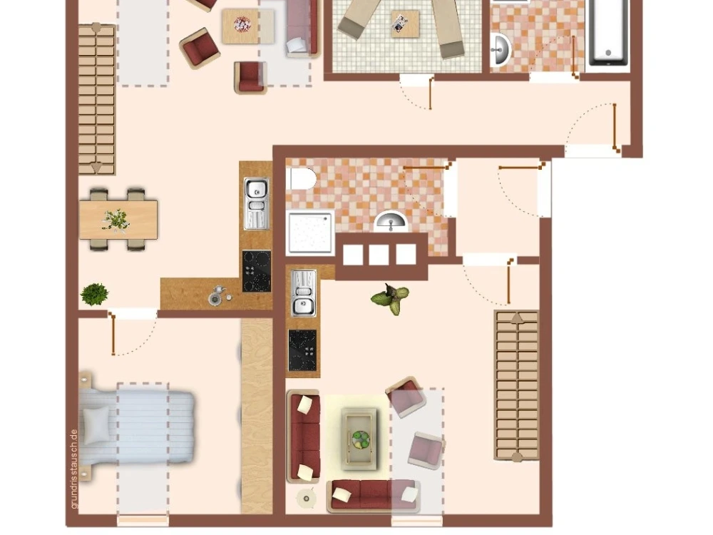 Beautiful and realistic floor plans for real estate business | Upwork