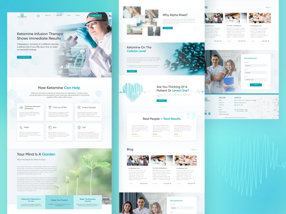 Responsive website UI/UX design, landing page designed in Figma | Upwork