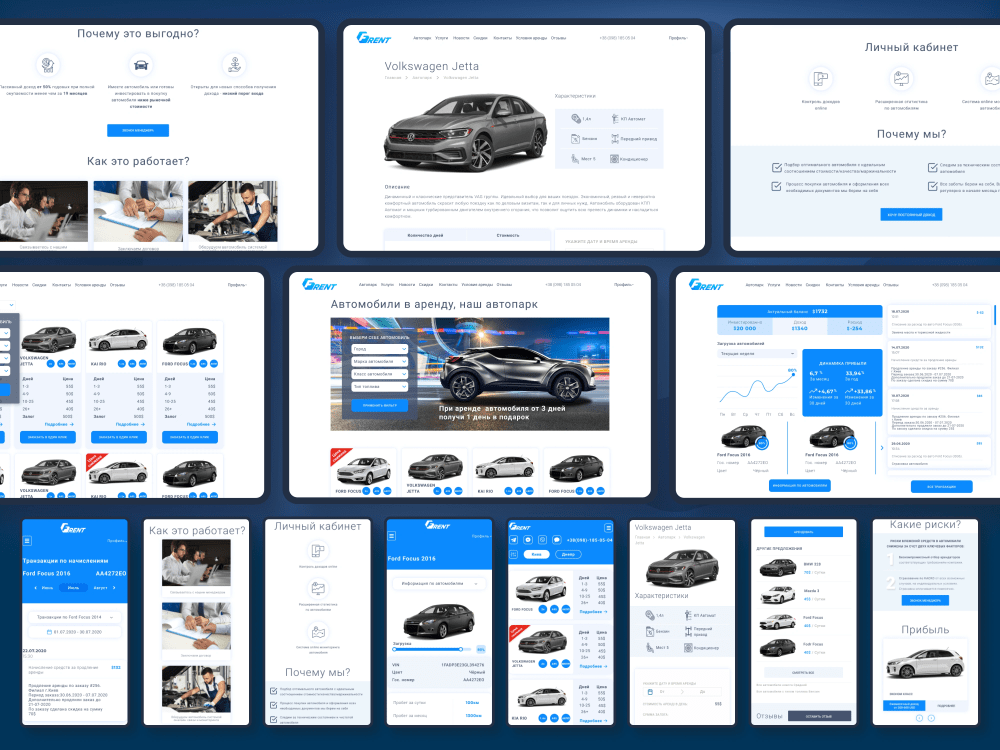 Responsive website UI/UX design, landing page designed in Figma | Upwork
