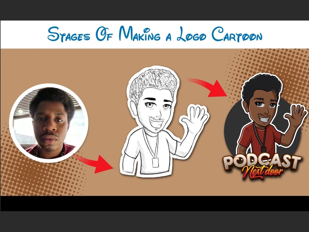 You will get a cool logo cartoon vector from your photo | Upwork