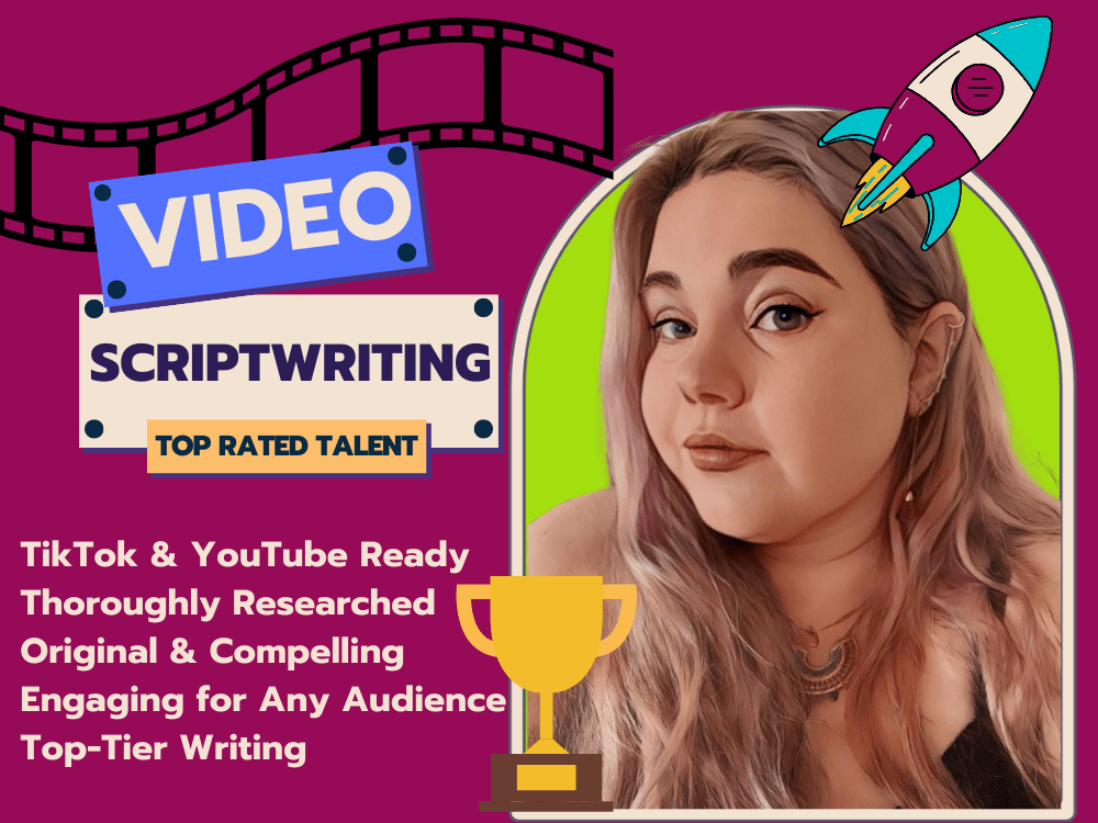 An engaging TikTok or YouTube script, by a video script writer in 24 ...