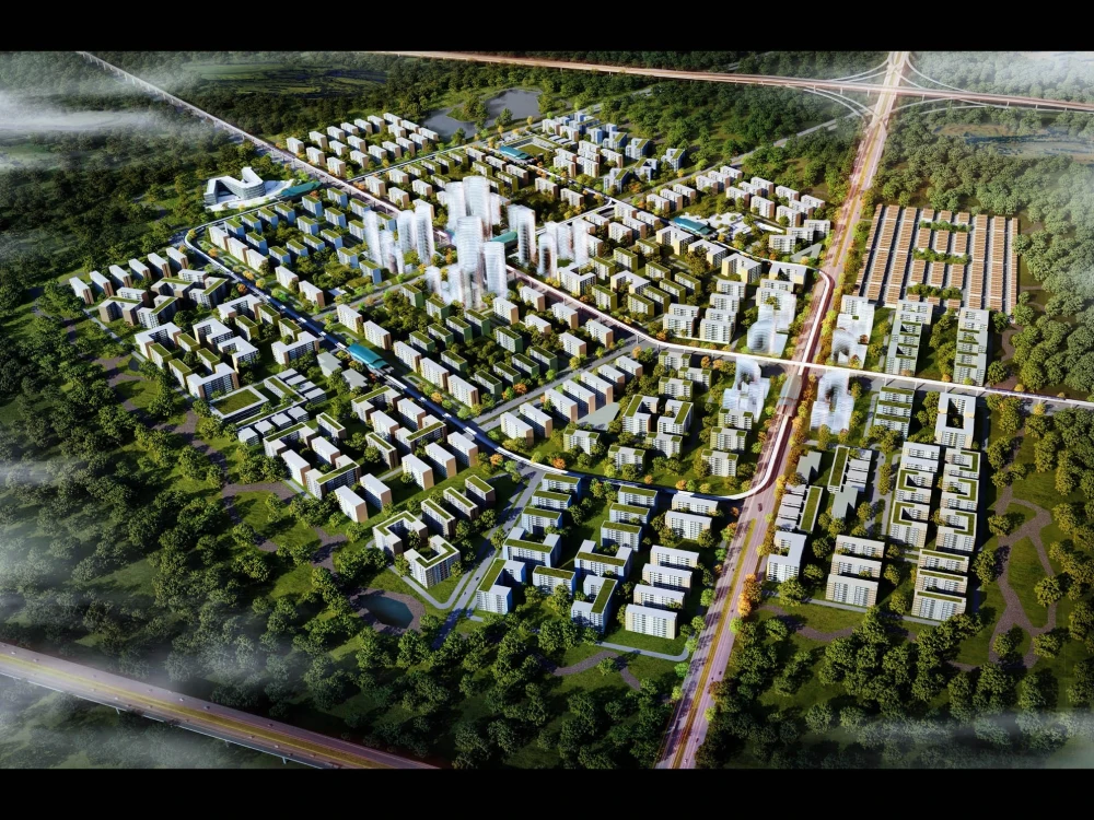 Stunning Aerial Master Plan 3D Rendering | Upwork