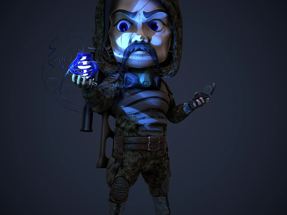 Stylized 3D character model | Upwork