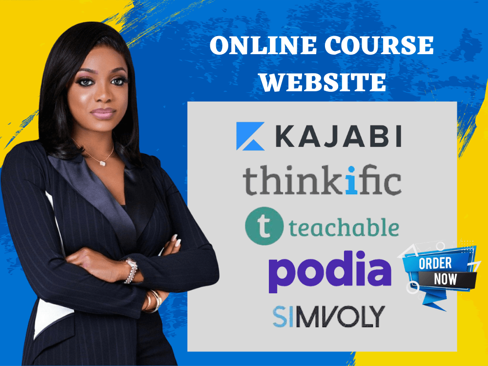 An Online Course Website in Kajabi, Thinkific, Teachable, Leadpages, Podia | Upwork