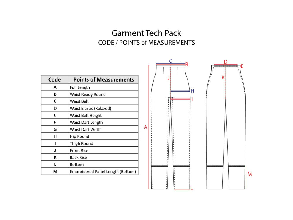 Technical Drawings, TECH PACKS, BOM, POM | Upwork