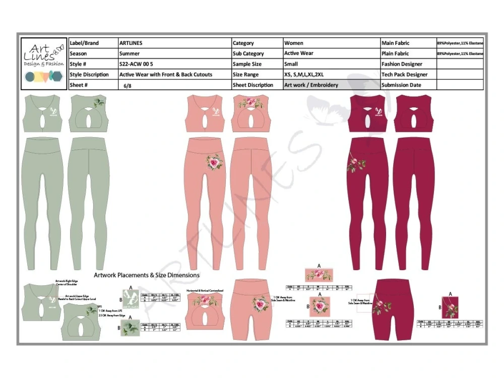 Technical Drawings, TECH PACKS, BOM, POM | Upwork