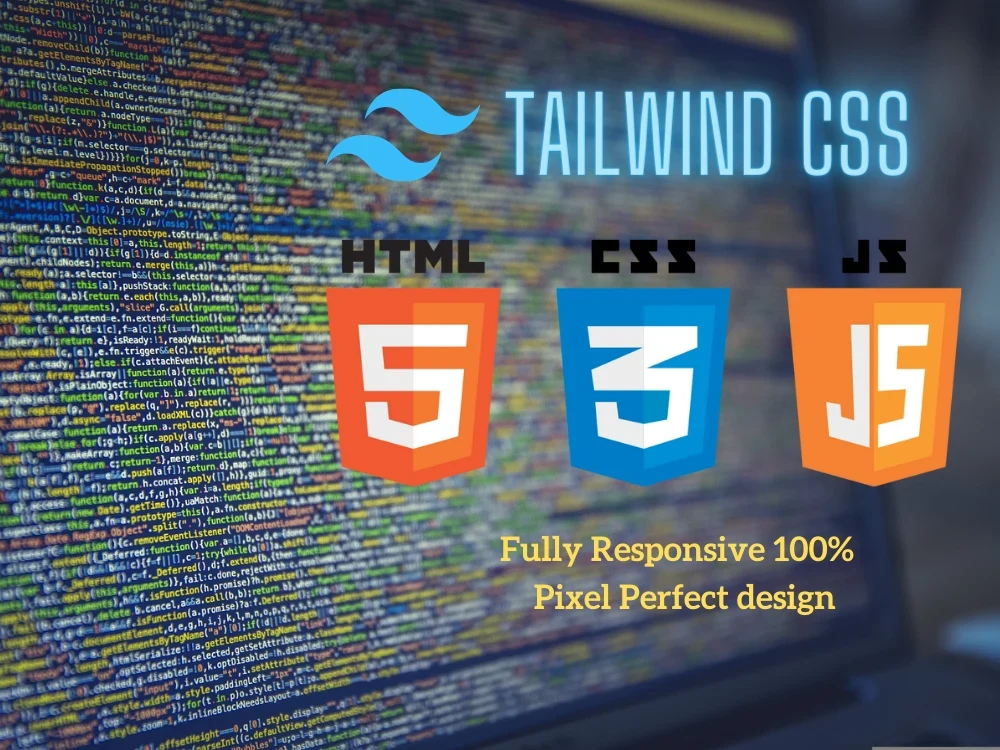Your Web pages using html and tailwind CSS. | Upwork