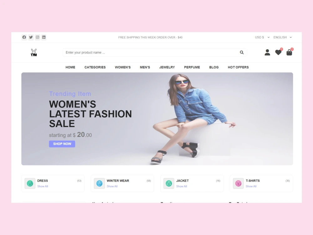 An amazing, modern, fit website for your business from my service | Upwork