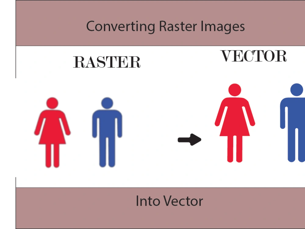 Your raster image converted to vector | Upwork