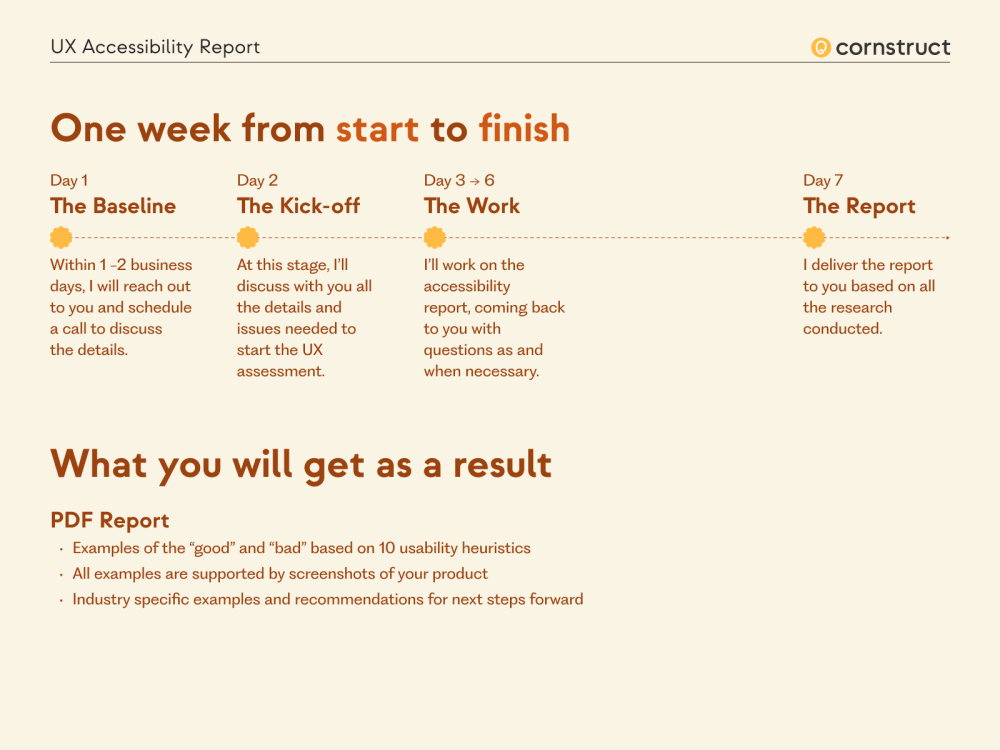 A UX Accessibility Report For $300 Within One Week | Upwork