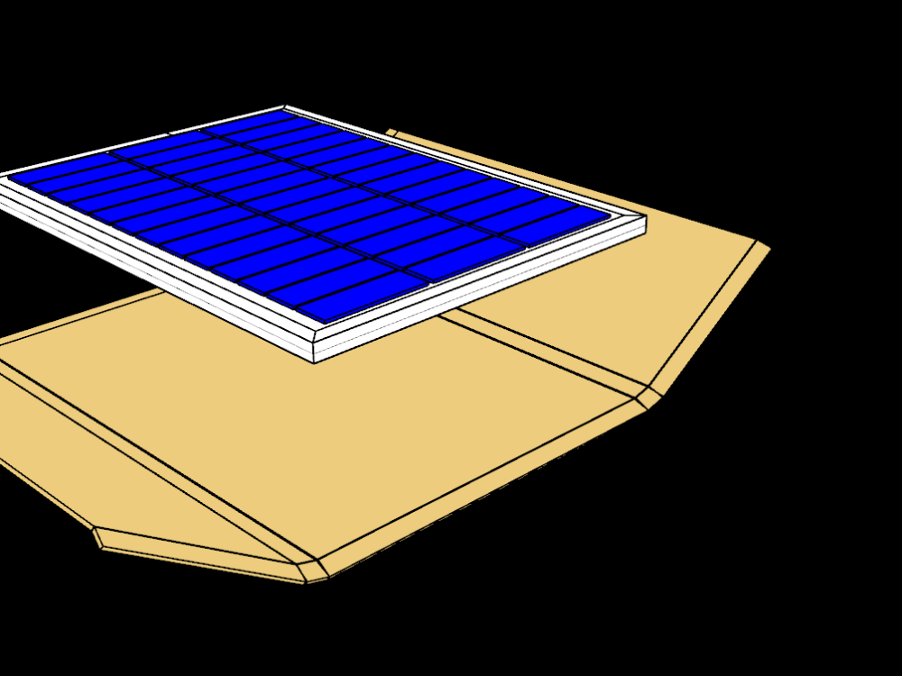 A Packing Way Solar Panel 3D for illustration | Upwork