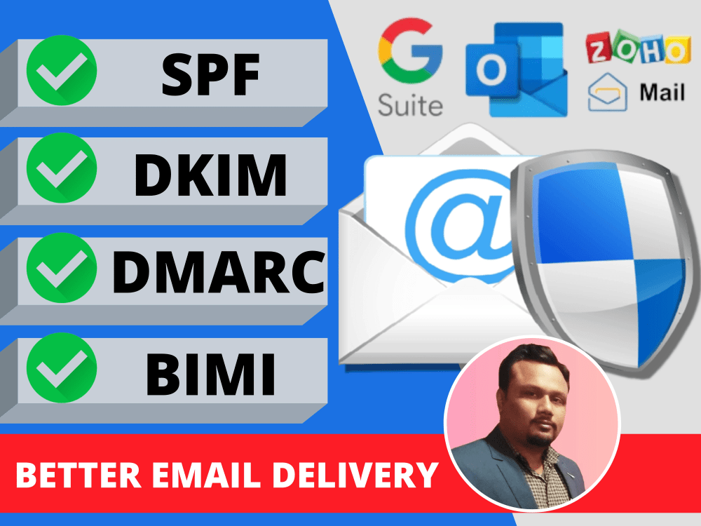 Email Deliverability, SPF, DKIM, DMARC, BIMI, DNS Expert Setup | Upwork
