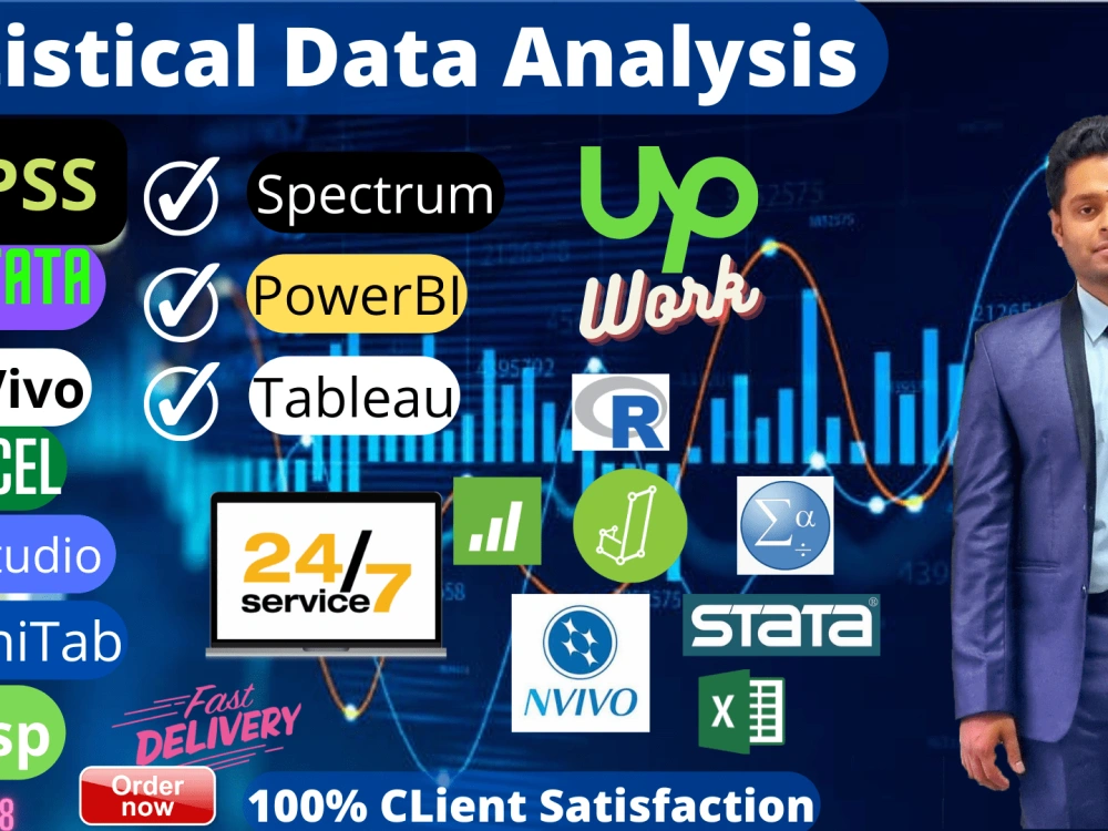 A perfect data analysis (SPSS/STATA) with visualization & report | Upwork