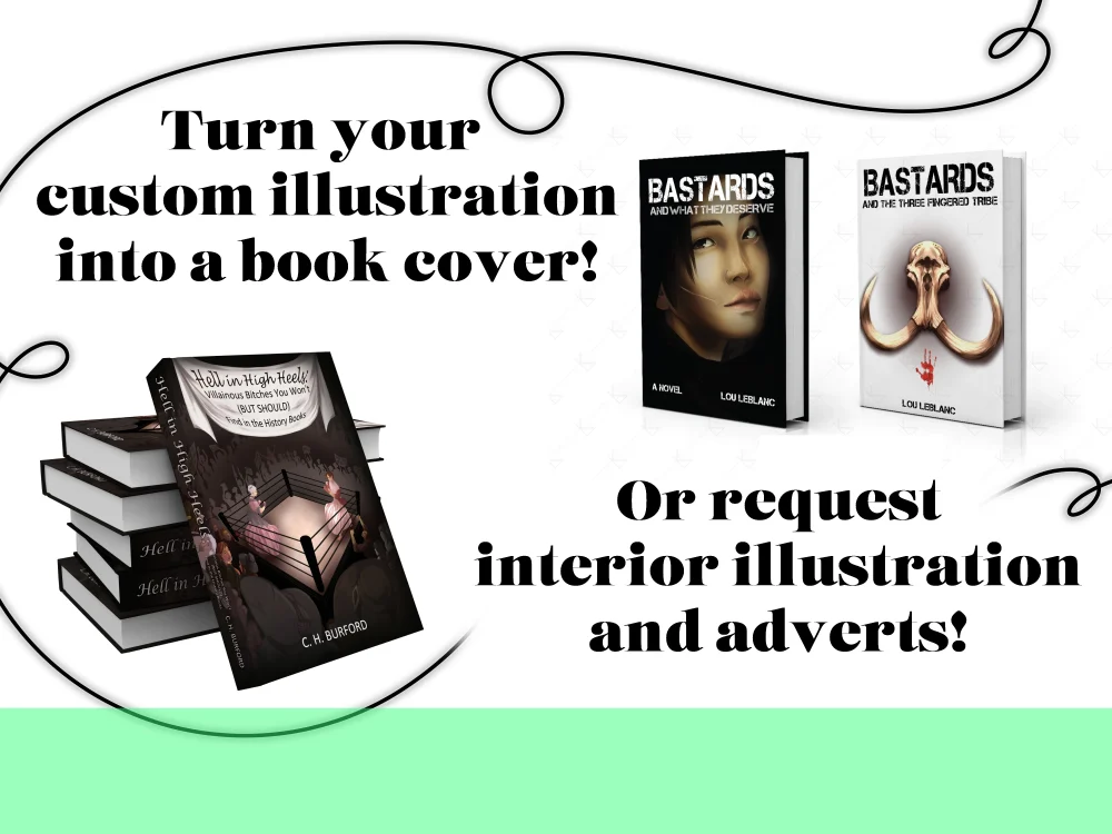 A Custom Illustration of your Book's Beloved Characters | Upwork