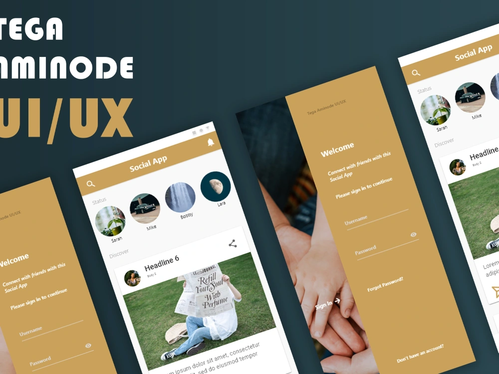 A disruptive and creative Mobile & Web UI/UX Design for your business ...
