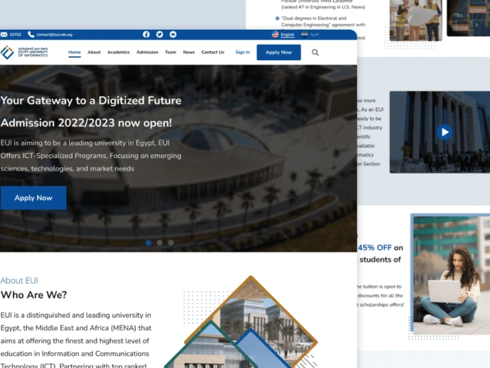 A catchy landing page for your website | Upwork
