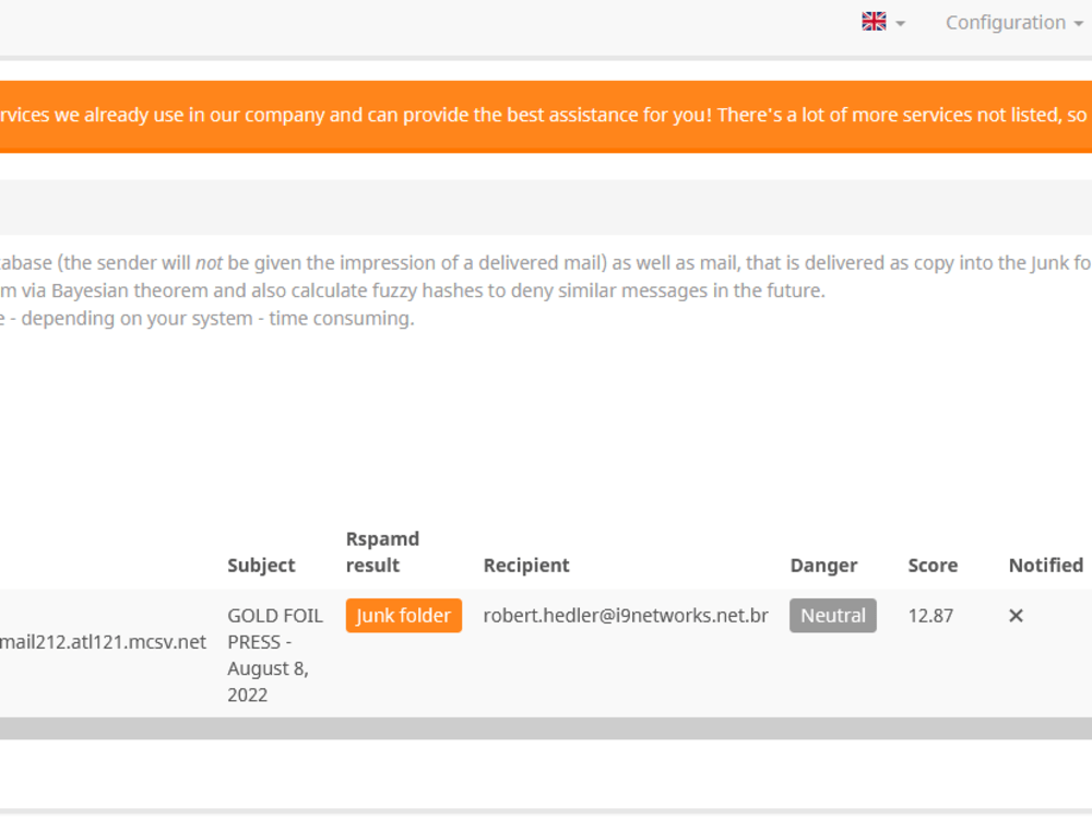 A fantastic and full featured Open Source mail server | Upwork