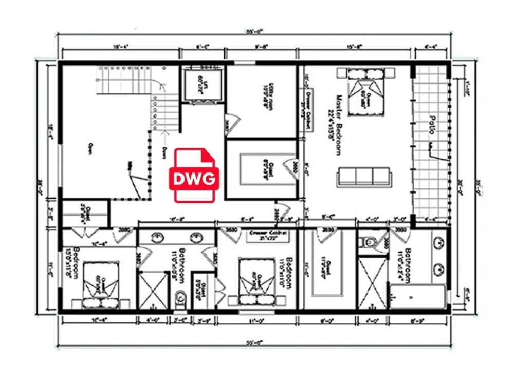 AutoCad DWG converted from PDF, Image or Sketch Drawing | Upwork