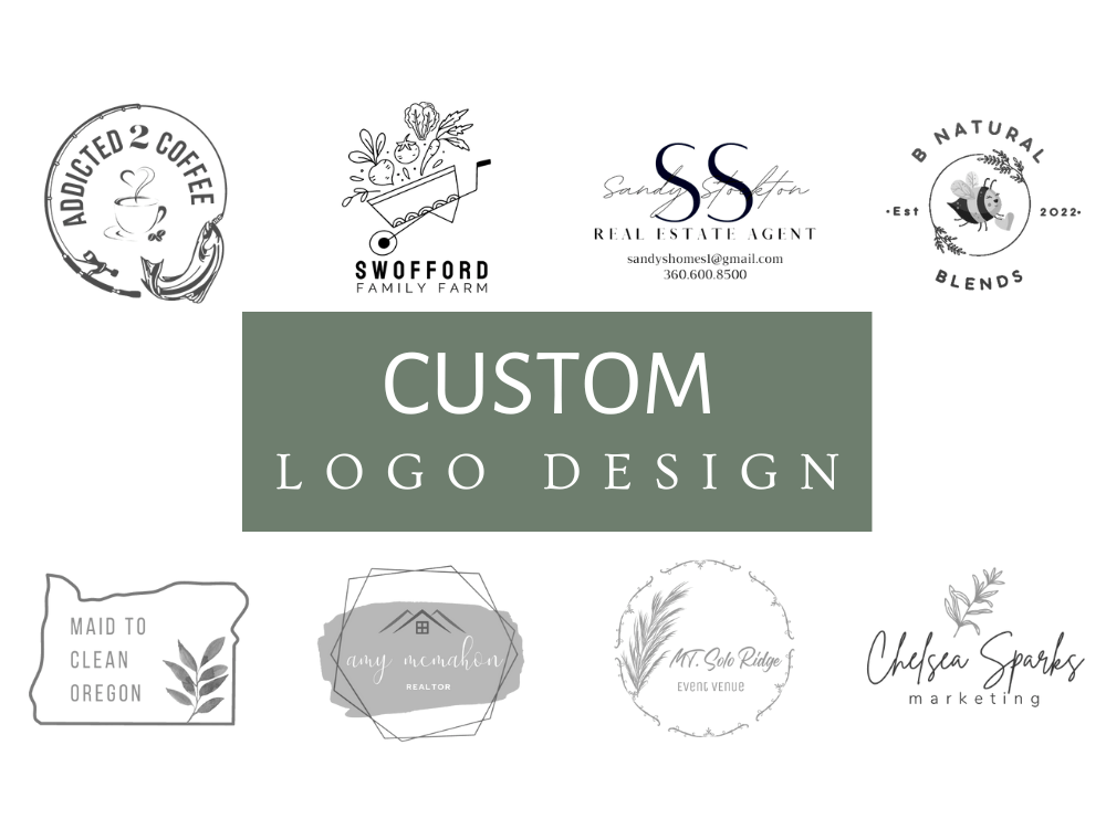 Custom, clean and modern logo for your business | Upwork