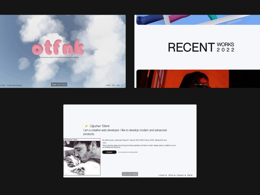 An amazing website with React, GSAP and three.js | Upwork An amazing website with React, GSAP and three.js | Upwork
