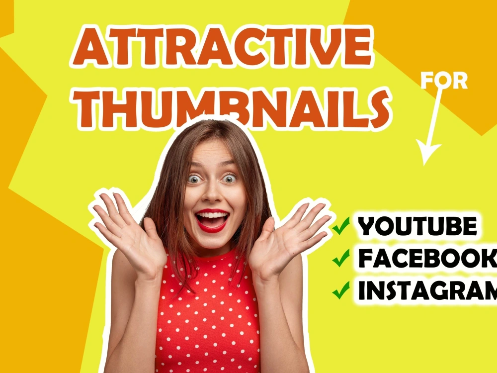 Attractive thumbnail, banner, cover and post for YouTube and social ...
