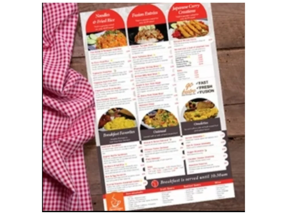 Eye-catching Menu Designs for your Restaurants, Bars and Pubs | Upwork