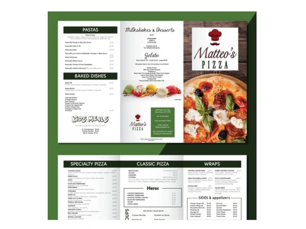 Eye-catching Menu Designs for your Restaurants, Bars and Pubs | Upwork