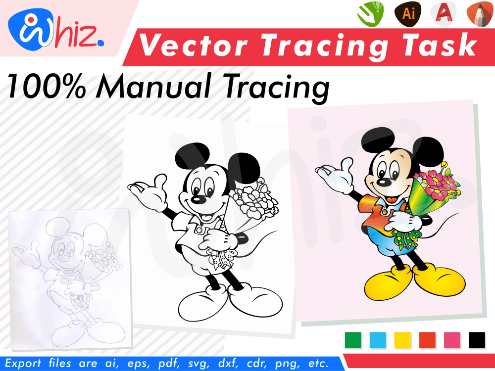 To redraw image or logo to vector or sketching. | Upwork
