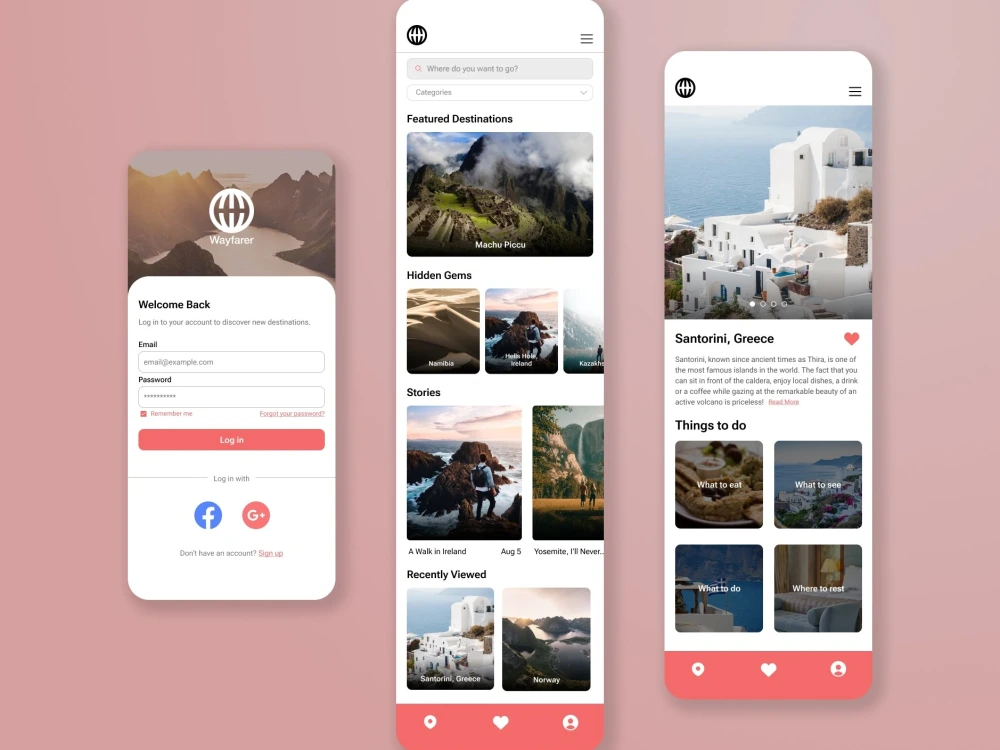 Aesthetic screens/pages tailored to your app or website's purpose | Upwork