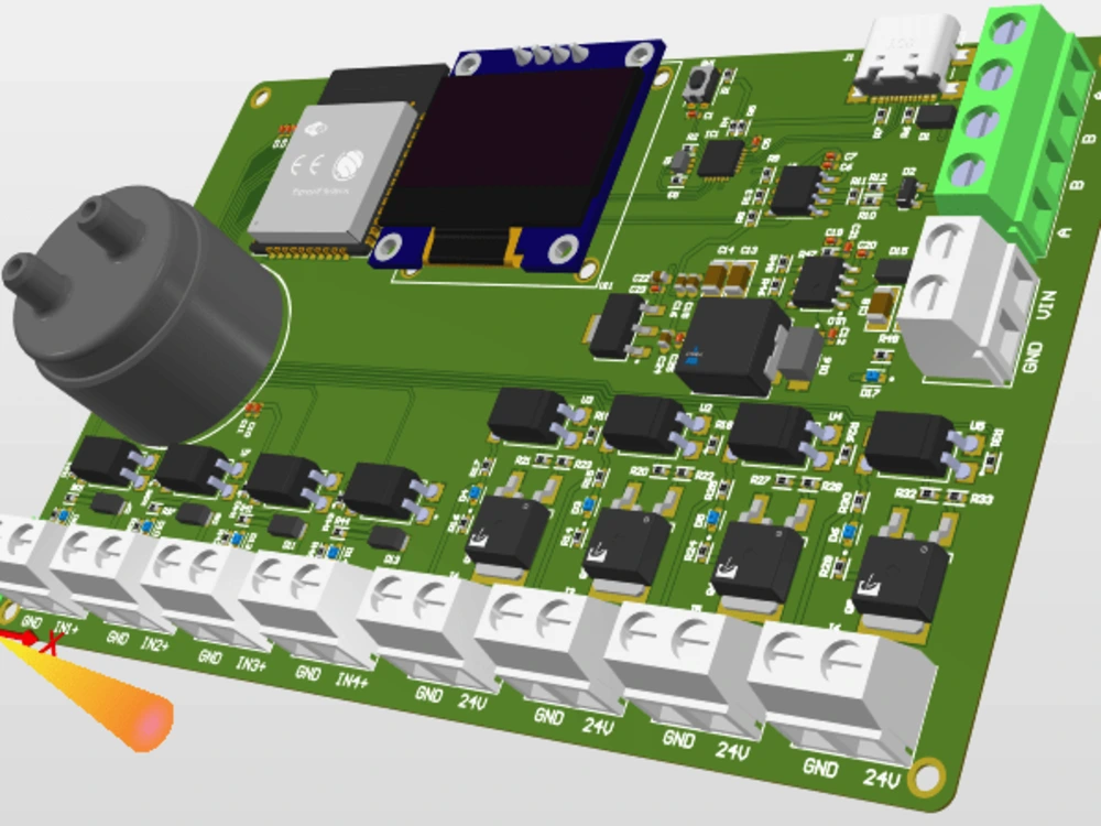 Designed electronic circuit pcb board and gerber file with 3d | Upwork