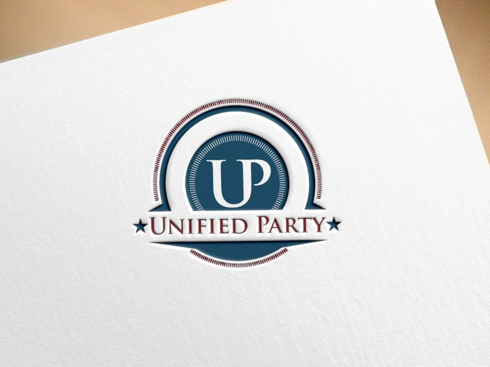 Unique minimalist patriotic political campaign election party logo ...